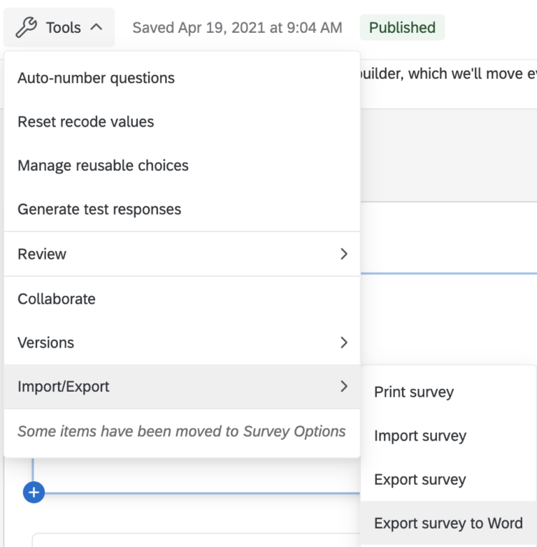 Qualtrics Survey – SCP