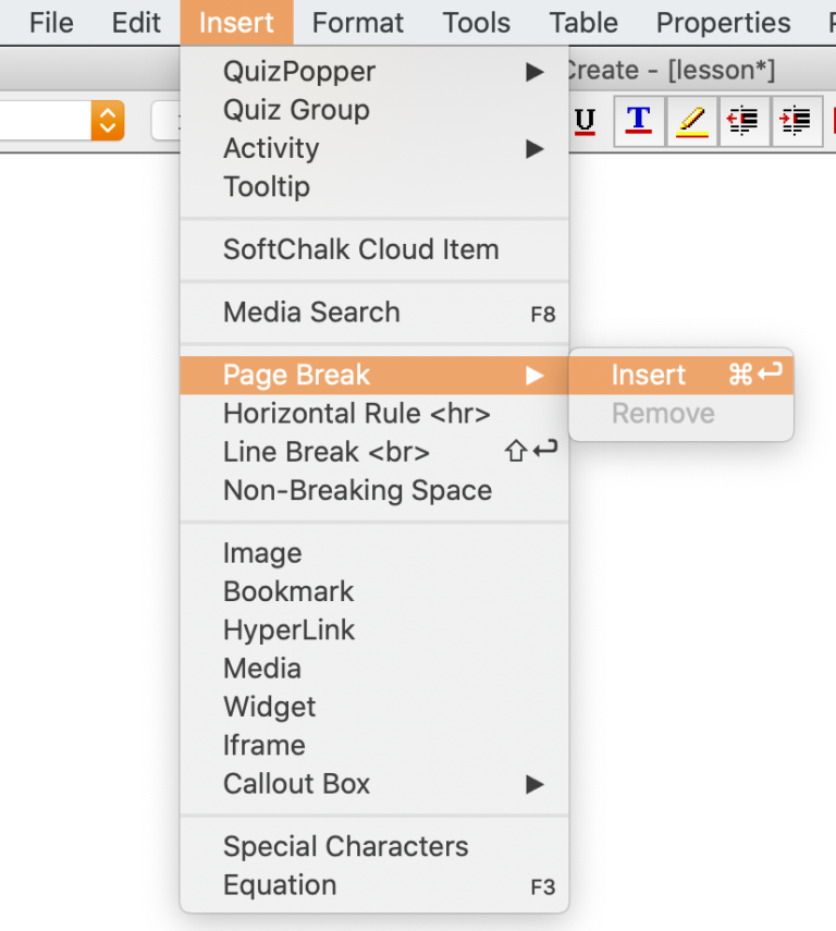 Make a SoftChalk Lesson: Full Guide - Page 3 of 6 - Technology Enhanced ...
