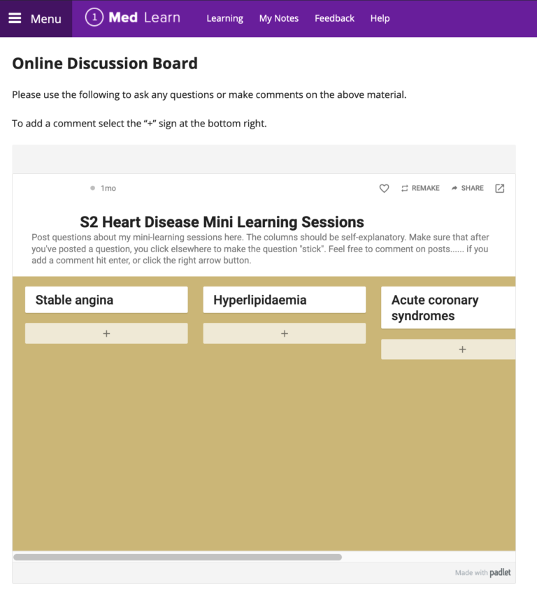 Padlet - Technology Enhanced Learning and Design