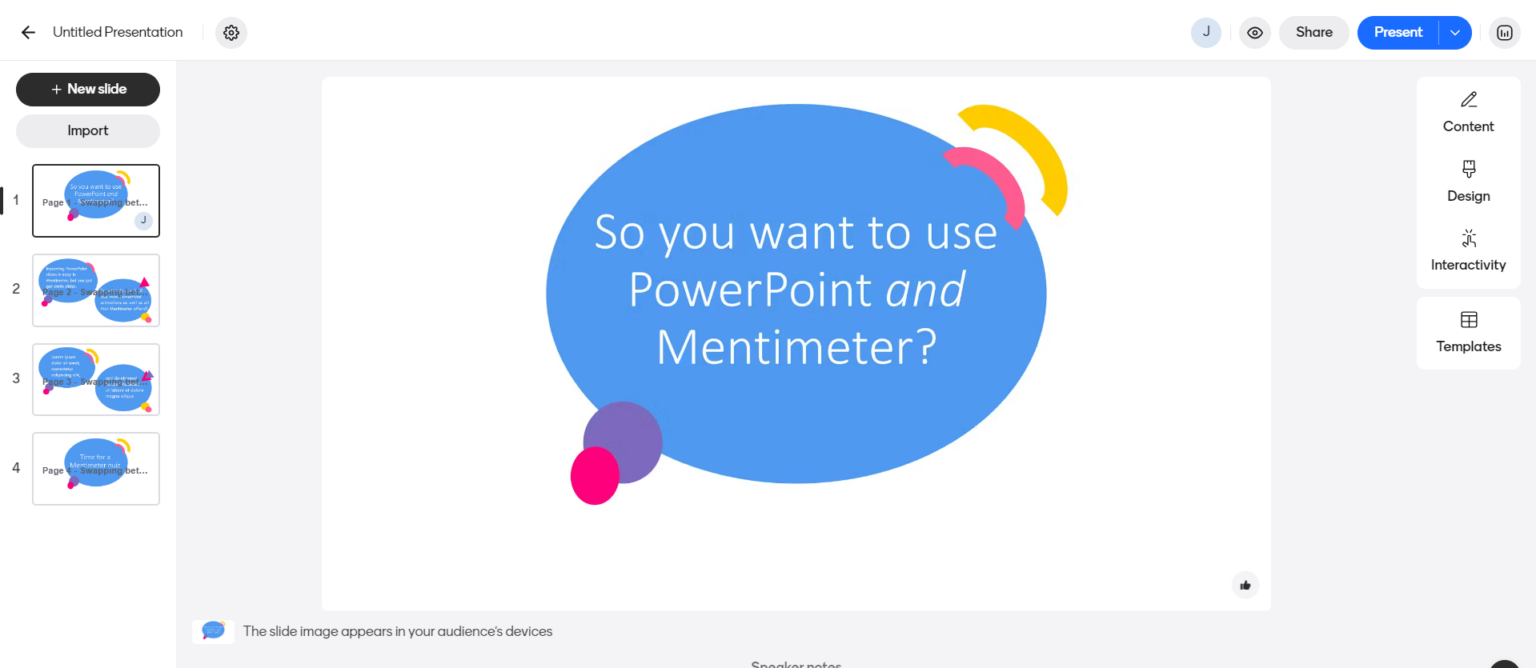 Using Mentimeter with PowerPoint - Technology Enhanced Learning and Design