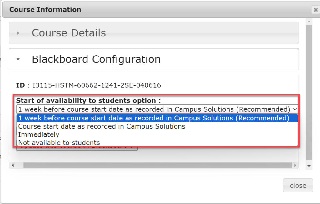 Manual Activation of Blackboard Courses - Technology Enhanced Learning ...